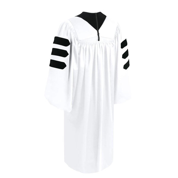 Deluxe White Clergy Robe - Clergy, Pastor & Minister Robes – Churchings