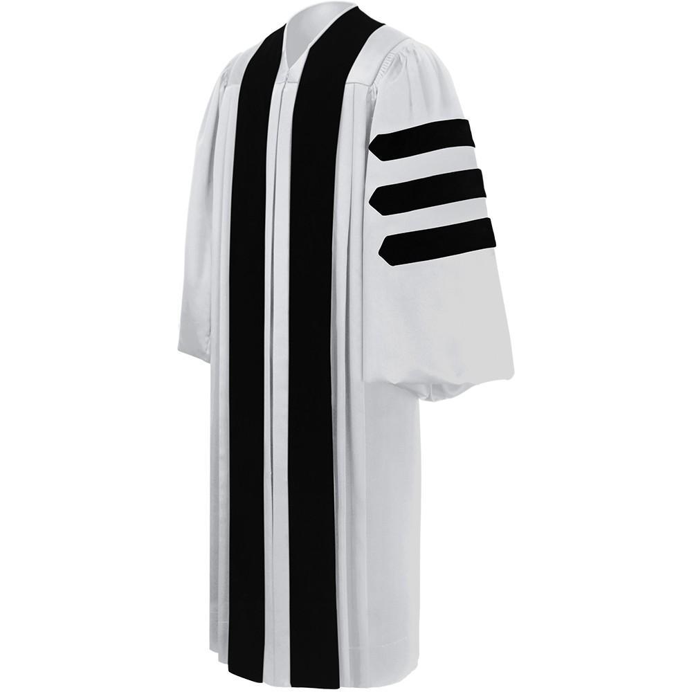 Deluxe White Clergy Robe - Clergy, Pastor & Minister Robes – Churchings