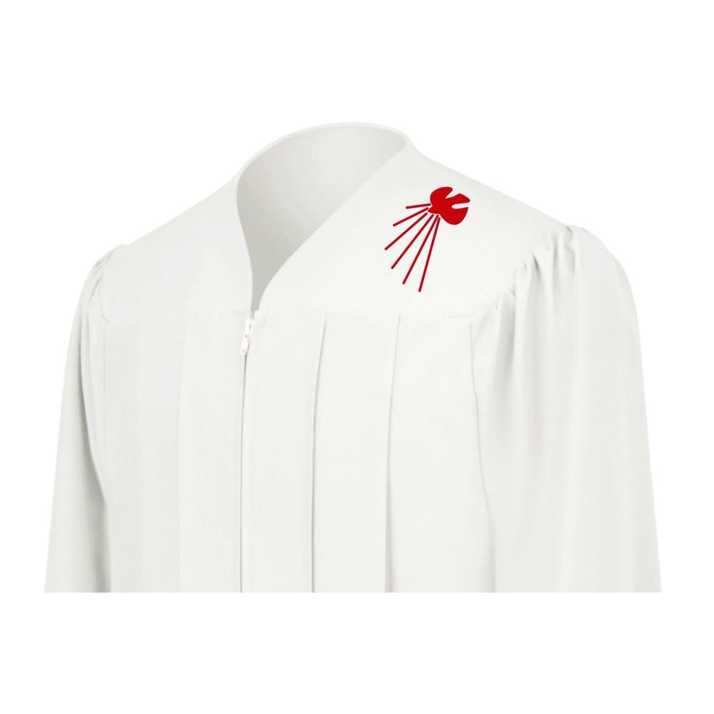 White Confirmation Robe With Dove - Confirmation Robes - Church ...